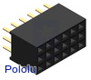 Pololu - 0.100" (2.54 mm) Female Header: 3x7-Pin, Straight