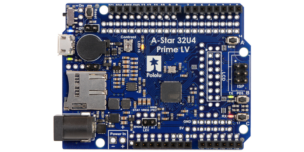 Pololu - New product: A-Star 32U4 Prime LV