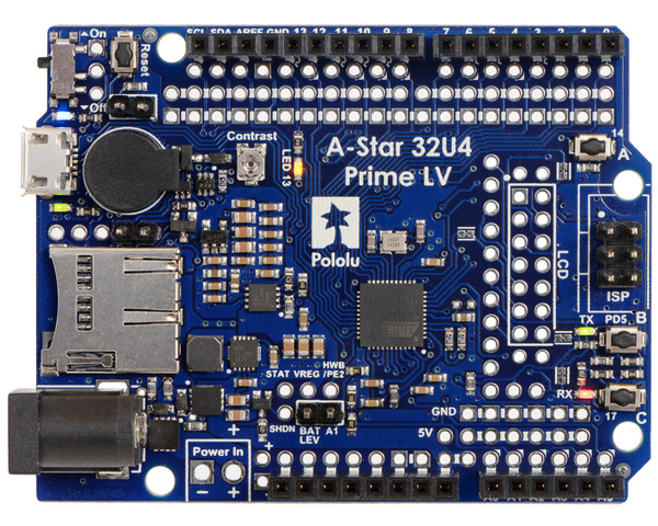 Pololu - A-Star 32U4 Prime LV microSD (ac03b)