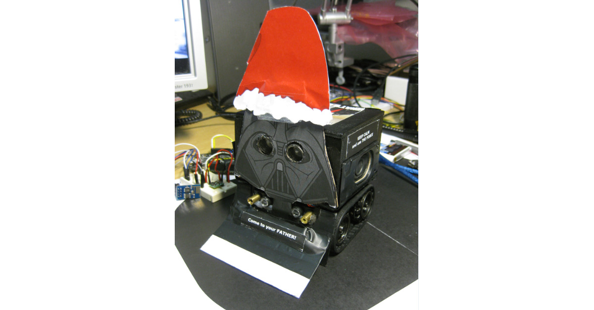Pololu - Darth Vader Santa Claus Sumo Bot