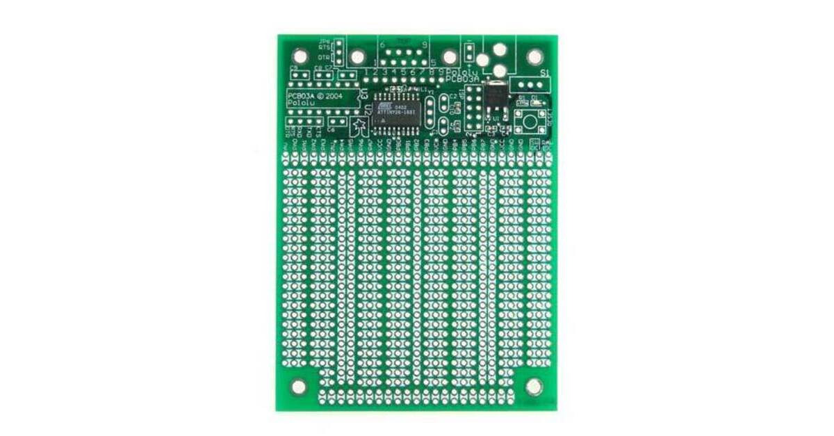 Pololu - Atmel ATTINY26 Prototyping PCB (Assembled)