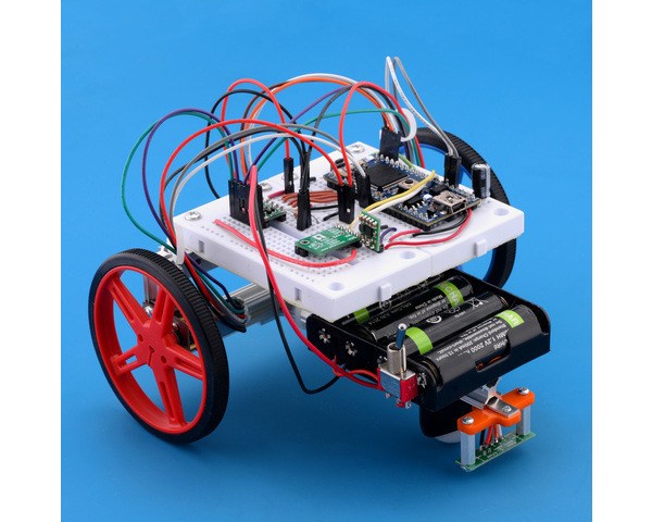 Pololu - David's line following robot that learns the course