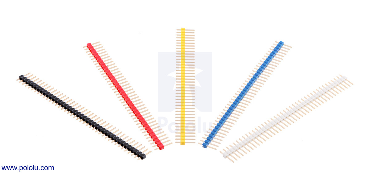 Pololu - New 0.1″ male header strips