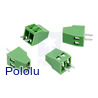 Pololu - Screw Terminal Block: 2-Pin, 0.1″ Pitch, Side Entry (4-Pack)