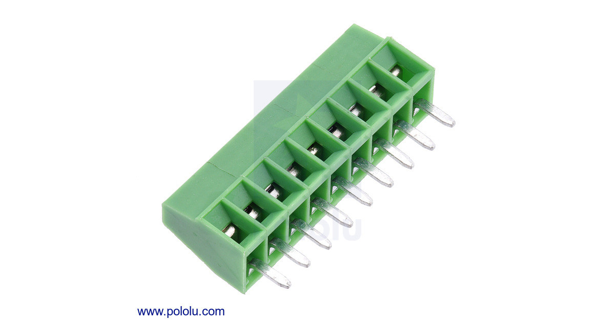 Pololu - Screw Terminal Block: 9-Pin, 0.1″ Pitch, Side Entry