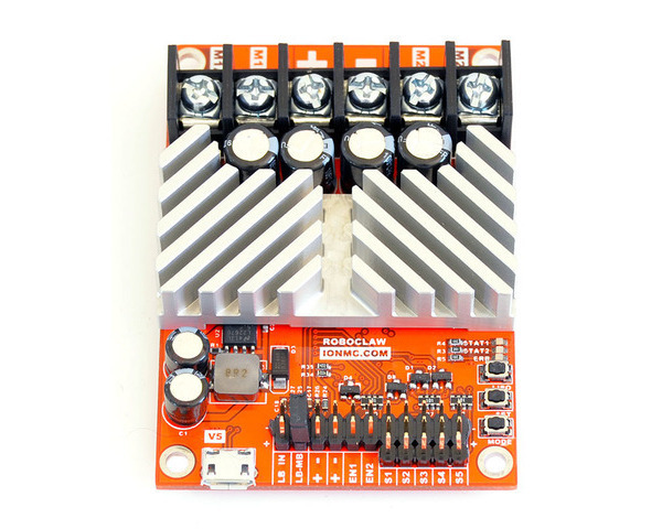 Pololu - RoboClaw 2x45A Motor Controller (V5, pin header I/O)