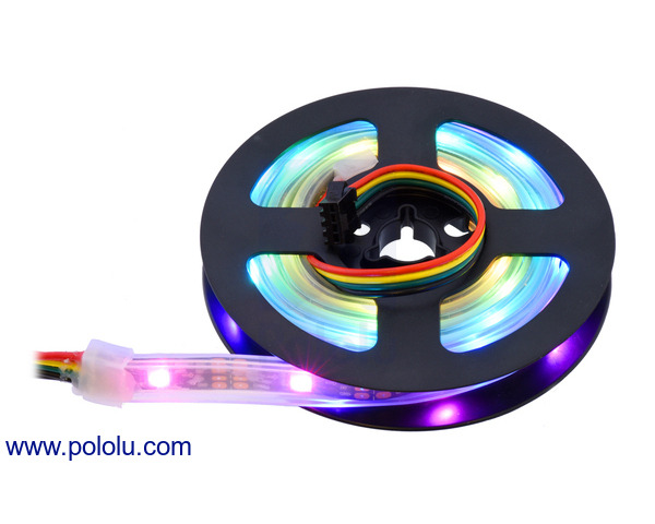 Pololu - Addressable RGB 60-LED Strip, 5V, 1m (APA102C)