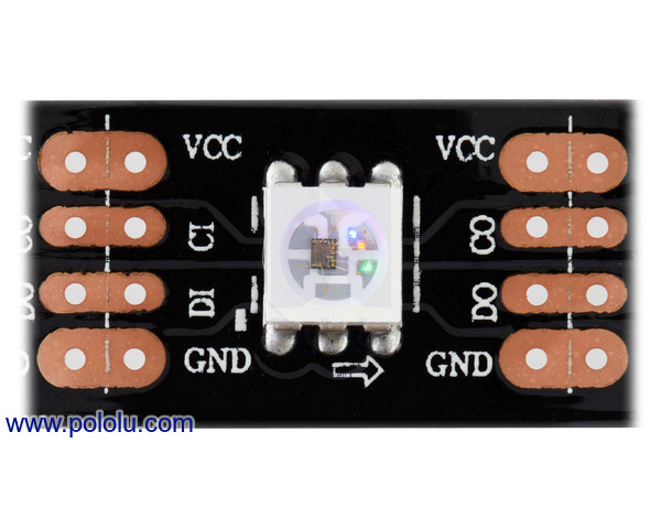 Addressable RGB 30-LED Strip, 5V, 1m (APA102C) | Buy in Australia ...