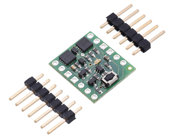 Pololu - Mini Pushbutton Power Switch with Reverse Voltage Protection, LV