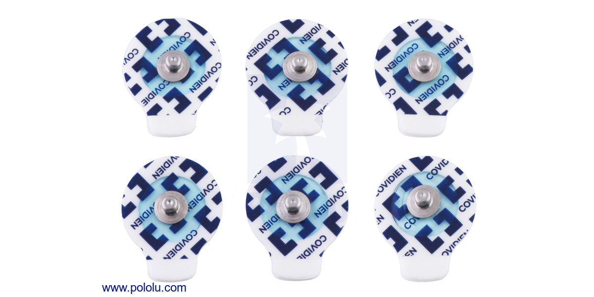 Pololu - Electrodes for MyoWare Muscle Sensors (6-Pack)