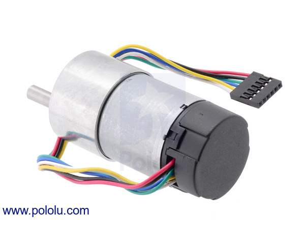 Pololu - 30:1 Metal Gearmotor 37Dx68L mm 12V with 64 CPR Encoder (Spur ...