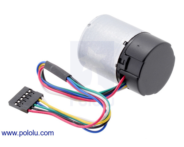 Pololu - 12V Motor with 64 CPR Encoder for 37D mm Metal Gearmotors (No ...