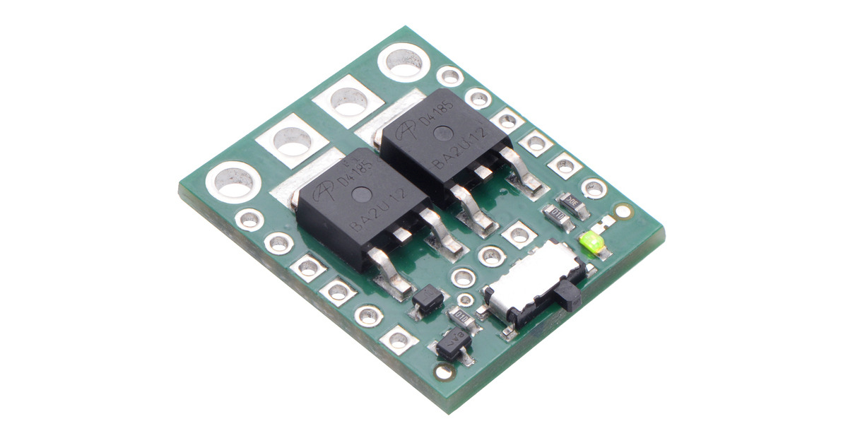 Pololu - Big MOSFET Slide Switch with Reverse Voltage Protection, MP