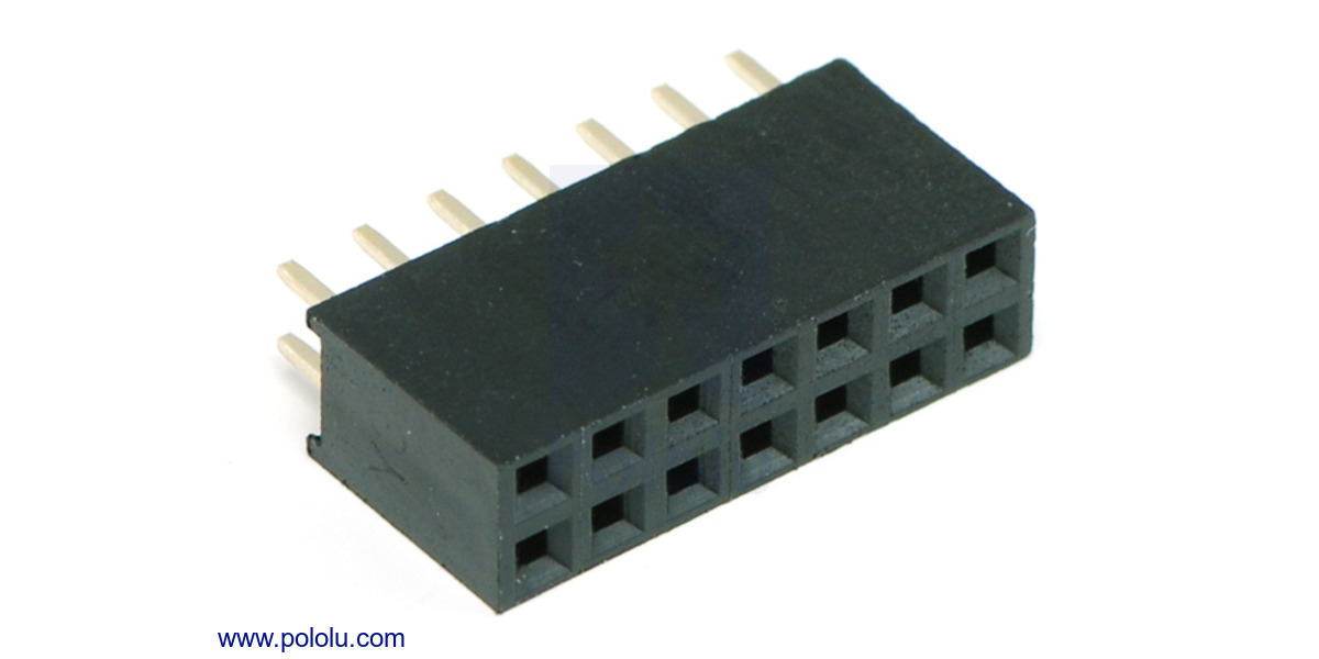 Pololu - 0.1″ (2.54 mm) Female Headers
