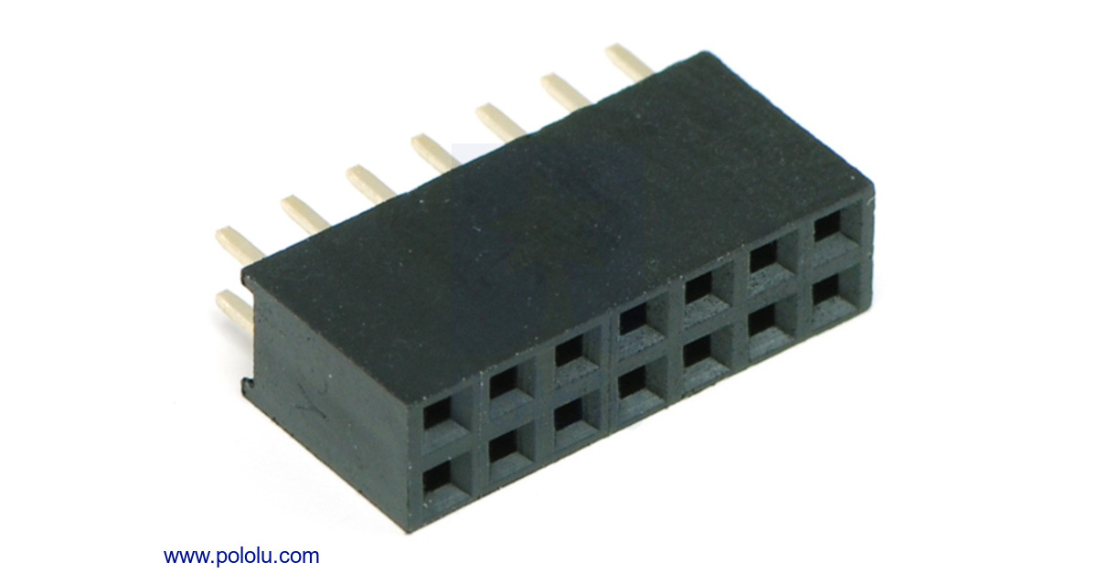 Pololu - 0.1″ (2.54 mm) Female Headers