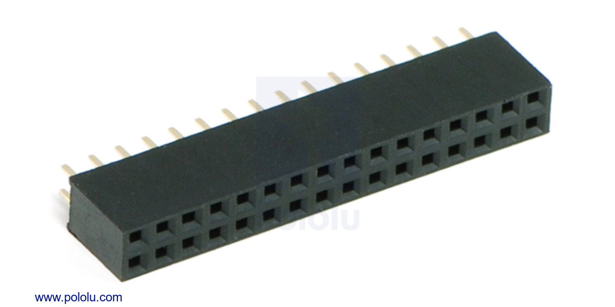Pololu - 0.1″ (2.54 mm) Female Headers