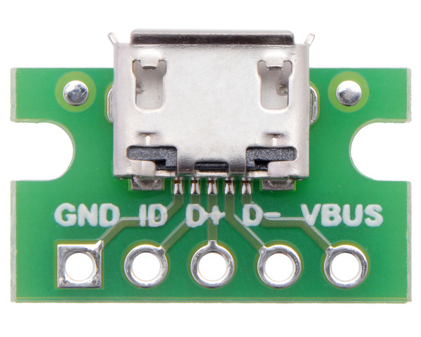 USB Micro-B Connector Breakout Board | Buy in Australia | POLOLU-2586 ...