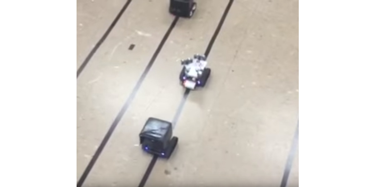 Pololu - Video: Smart lane changing Zumo robot