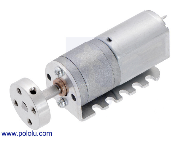 Pololu - 63:1 Metal Gearmotor 20Dx43L mm 12V CB with Extended Motor Shaft