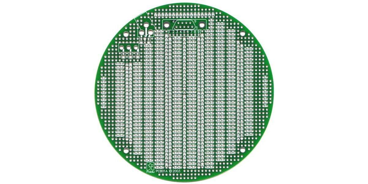 Pololu - PCB01A 5" Round Prototyping PCB