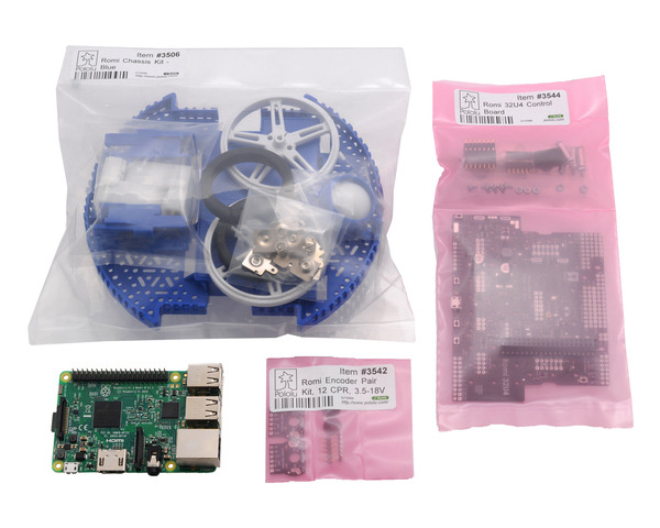 Pololu - Building a Raspberry Pi robot with the Romi chassis
