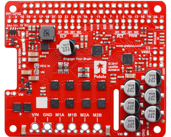 Pololu Dual G2 High-Power Motor Driver 18v22 Shield for Arduino