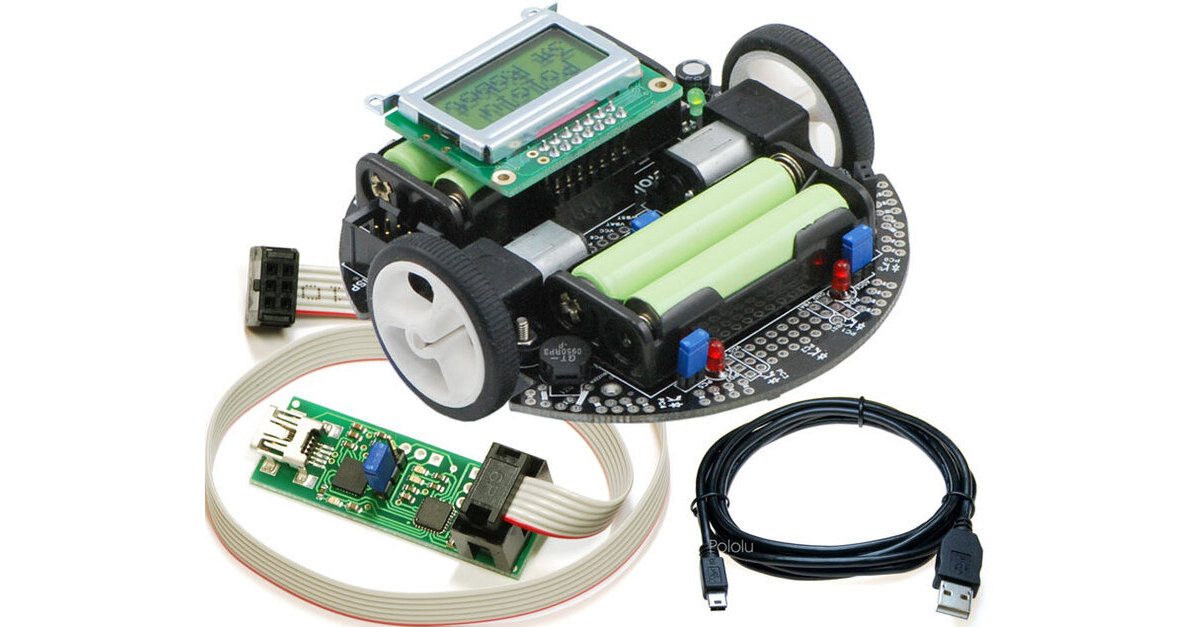 Pololu - 3pi Robot + USB Programmer + Cable Combo