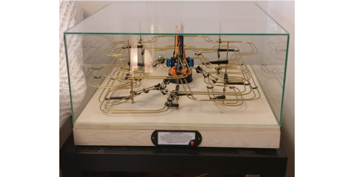 Pololu - Maestro-controlled robot arm conducts rolling ball kinetic ...