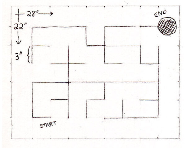 Pololu - 4. Building the Line Maze Course