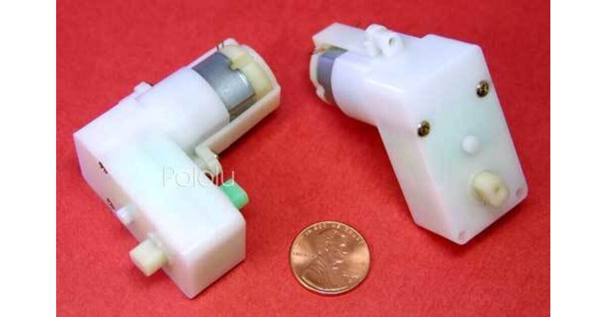 Pololu - Solarbotics GM8 143:1 Gear Motor Offset Output
