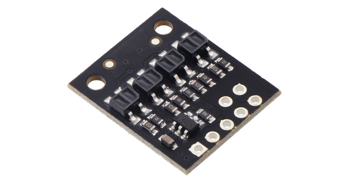 Pololu - QTR-HD-04A Reflectance Sensor Array: 4-Channel, 4mm Pitch ...
