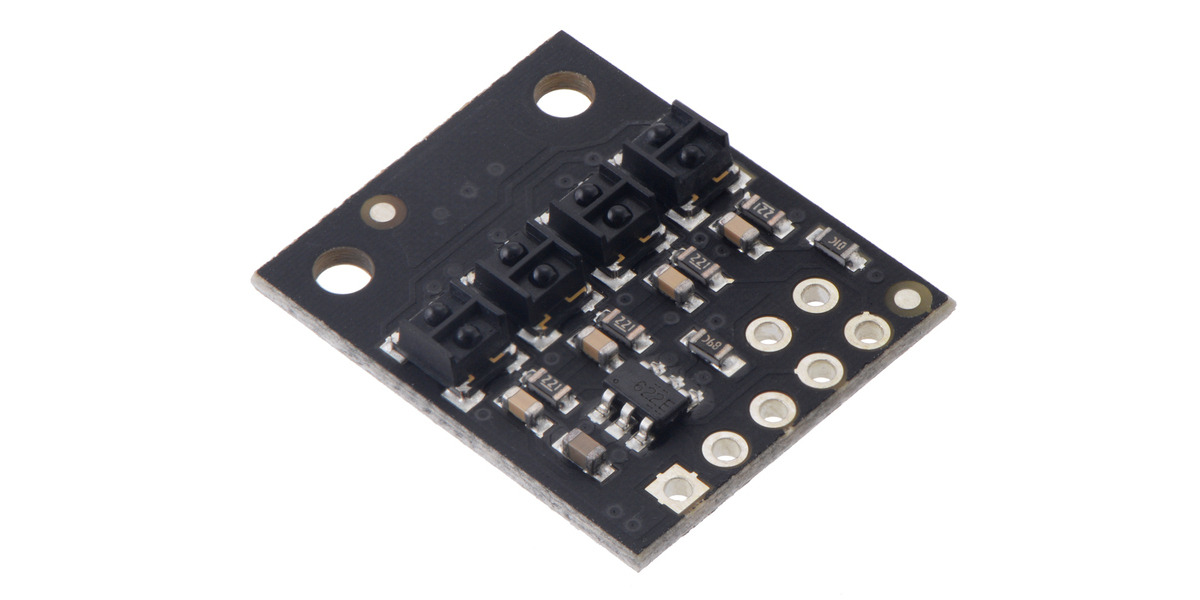 Pololu - QTRX-HD-04RC Reflectance Sensor Array: 4-Channel, 4mm Pitch ...