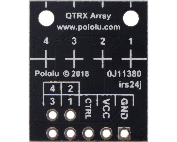 Pololu - QTRX-HD-04A Reflectance Sensor Array: 4-Channel, 4mm Pitch ...