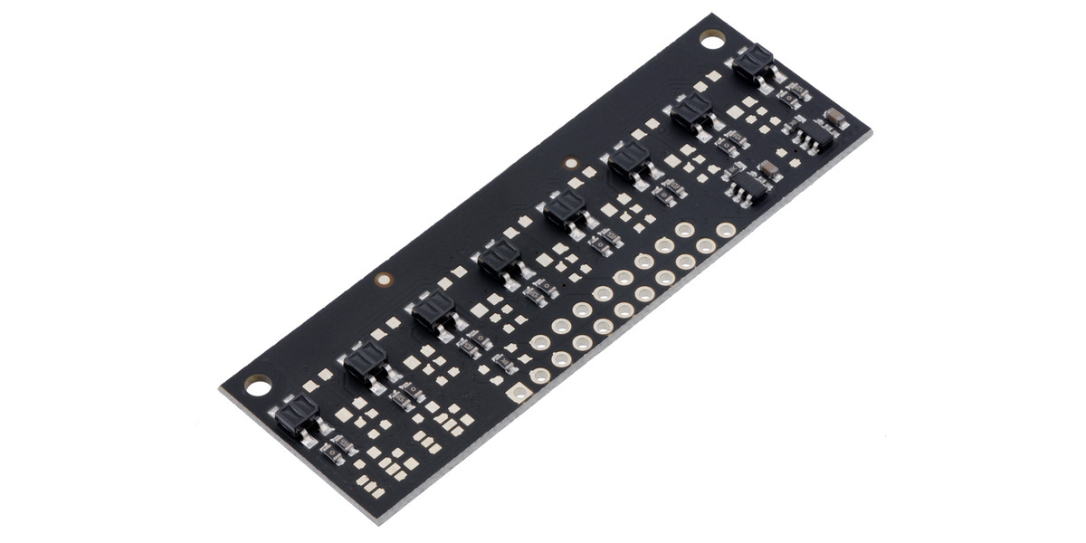 Pololu - QTR-MD-08A Reflectance Sensor Array: 8-Channel, 8mm Pitch ...