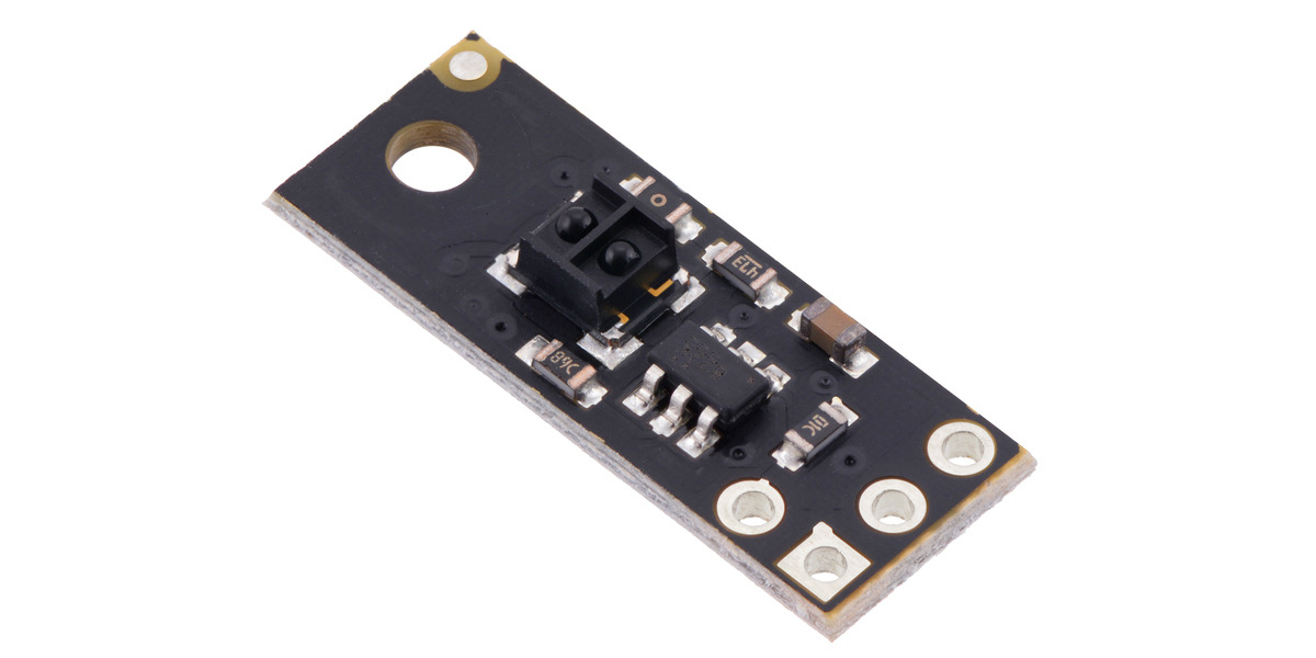 Pololu - QTRX-MD-01A Reflectance Sensor: 1-Channel, 7.5mm Wide, Analog ...