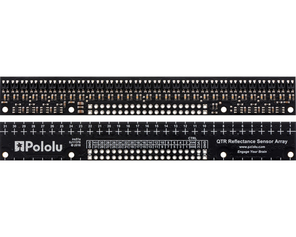 Pololu - QTR-HD-31RC Reflectance Sensor Array: 31-Channel, 4mm Pitch ...