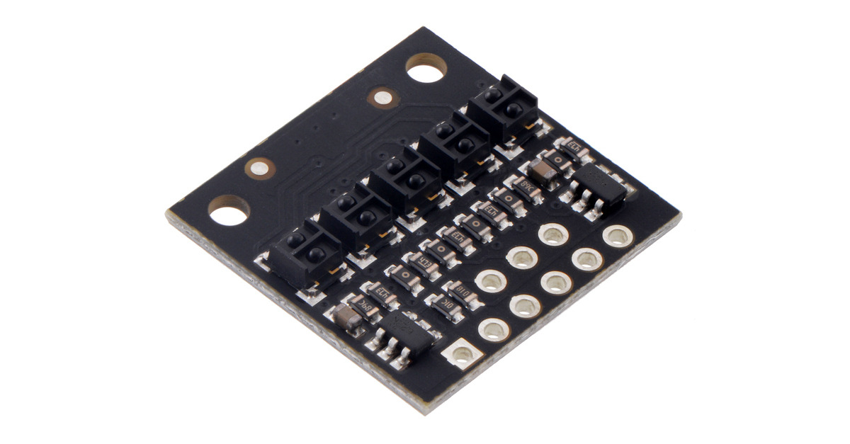 Pololu - QTRX-HD-05A Reflectance Sensor Array: 5-Channel, 4mm Pitch ...