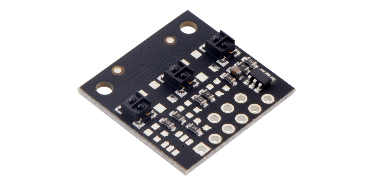 Pololu - QTRX-MD-03A Reflectance Sensor Array: 3-Channel, 8mm Pitch ...