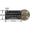 Pololu - QTRX-HD-09RC Reflectance Sensor Array: 9-Channel, 4mm Pitch ...