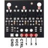 Pololu - QTR-MD-03RC Reflectance Sensor Array: 3-Channel, 8mm Pitch, RC ...