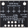 Pololu - QTR-HD-05RC Reflectance Sensor Array: 5-Channel, 4mm Pitch, RC ...