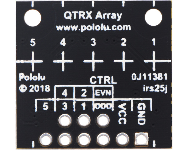 Pololu - QTRX-MD-03RC Reflectance Sensor Array: 3-Channel, 8mm Pitch ...