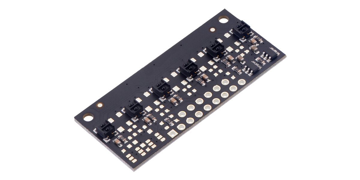 Pololu - QTRX-MD-06RC Reflectance Sensor Array: 6-Channel, 8mm Pitch ...