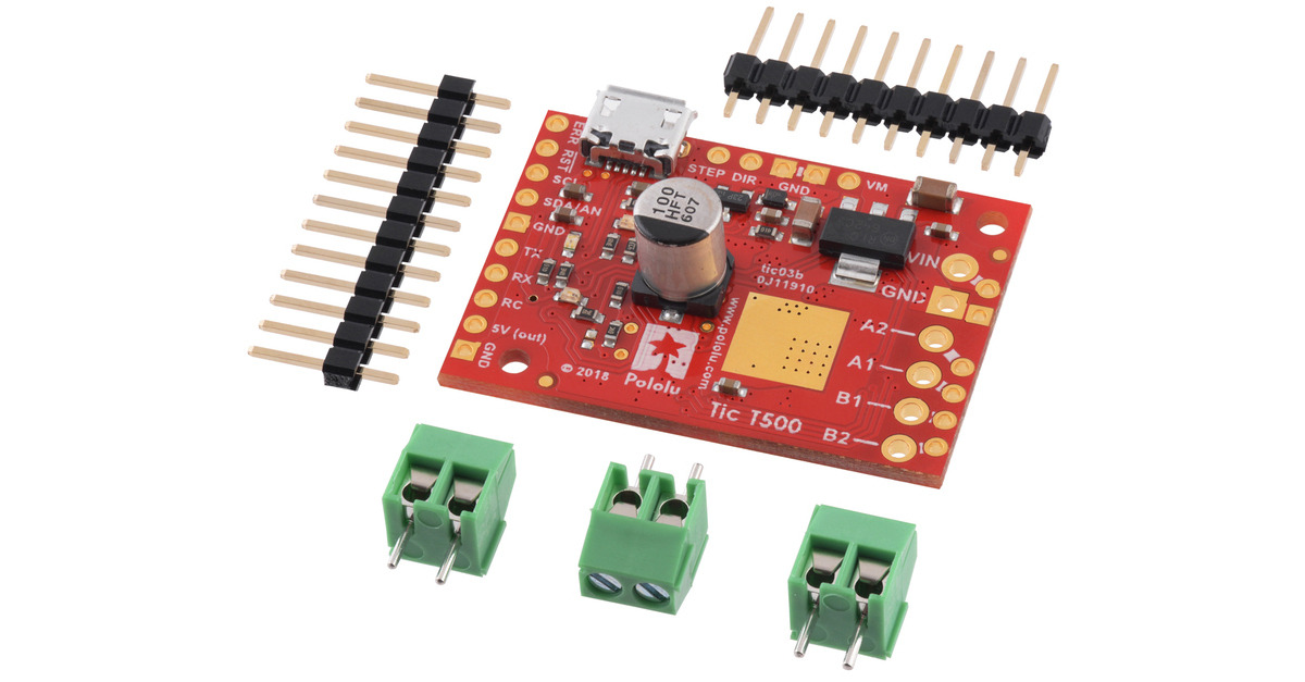 Pololu - Tic T500 USB Multi-Interface Stepper Motor Controller