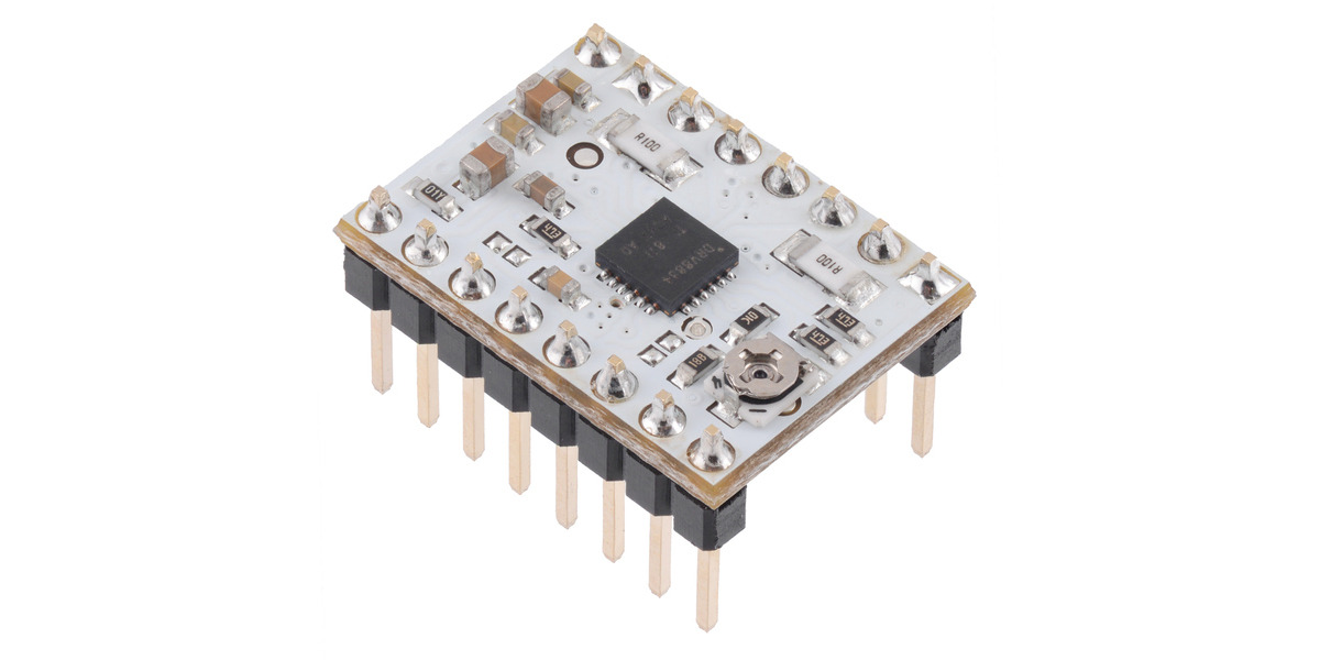 Pololu - DRV8834 Low-Voltage Stepper Motor Driver Carrier (Header Pins ...