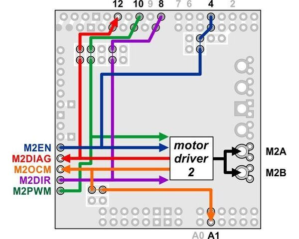 Pololu - 3.e. Remapping the Arduino connections