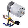 Pololu - 12V Motor with 64 CPR Encoder for 37D mm Metal Gearmotors (No ...