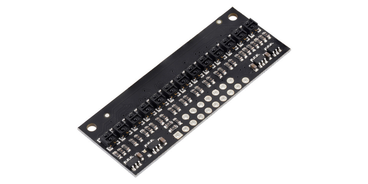 Pololu - QTRX-HD-13A Reflectance Sensor Array: 13-Channel, 4mm Pitch ...